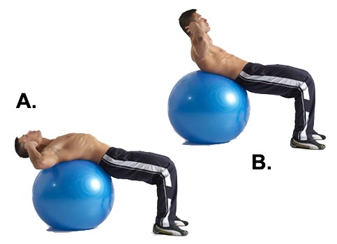 Ball Crunch – 5 Best Exercises